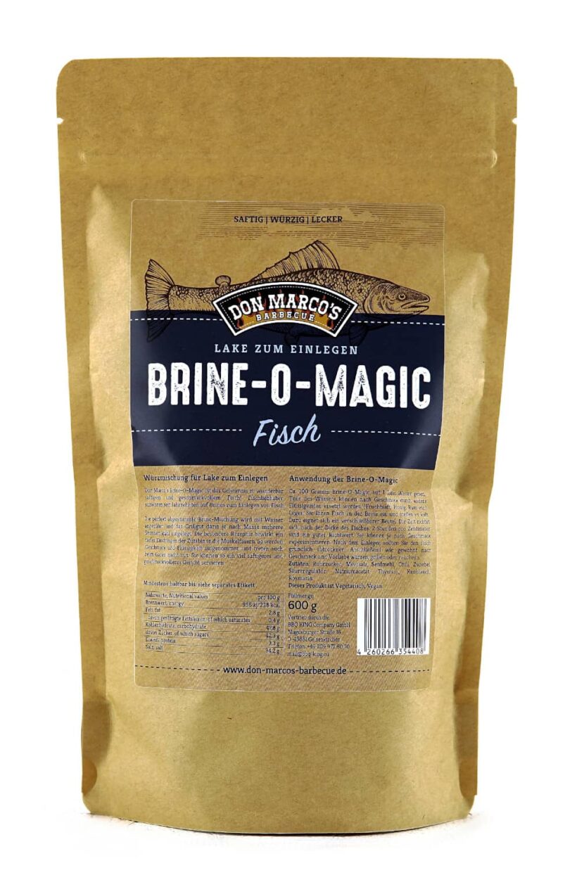 Brine-O-Magic Fisch - Don Marcos Barbecue Shop